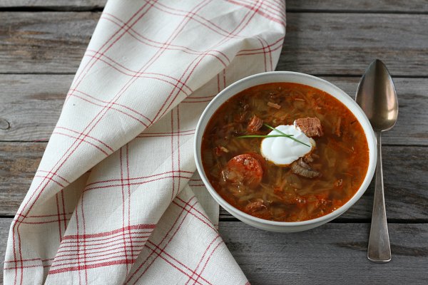 Kapustnica: Slovak Sauerkraut Soup - Almost Bananas